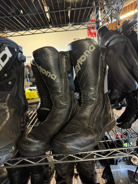 Daytona black leather boots - Moto Guild